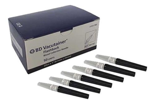 Aguja Flashback 22G x 1″ BD VACUTAINER – Diagnostica Metropolitana